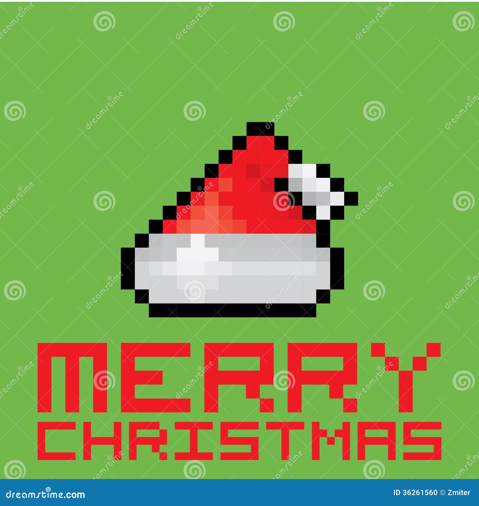 Pixel Art Santa Sleigh With Christmas Gift Boxes Cartoon Vector ...