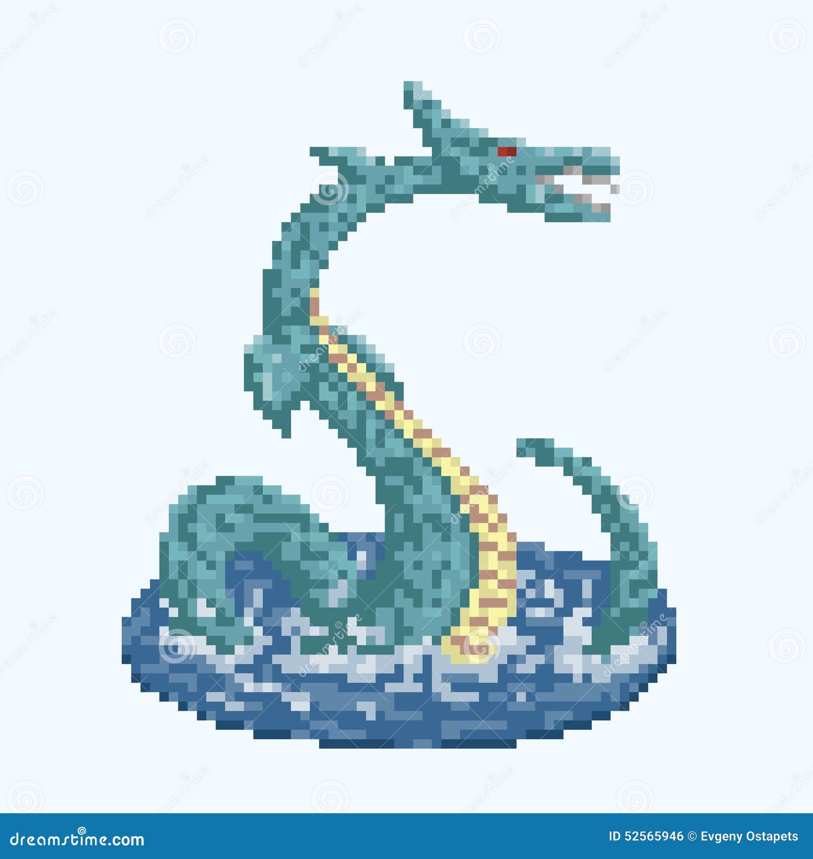 Pixel Art Dragon Eye Royalty-Free Stock Photography | CartoonDealer.com ...
