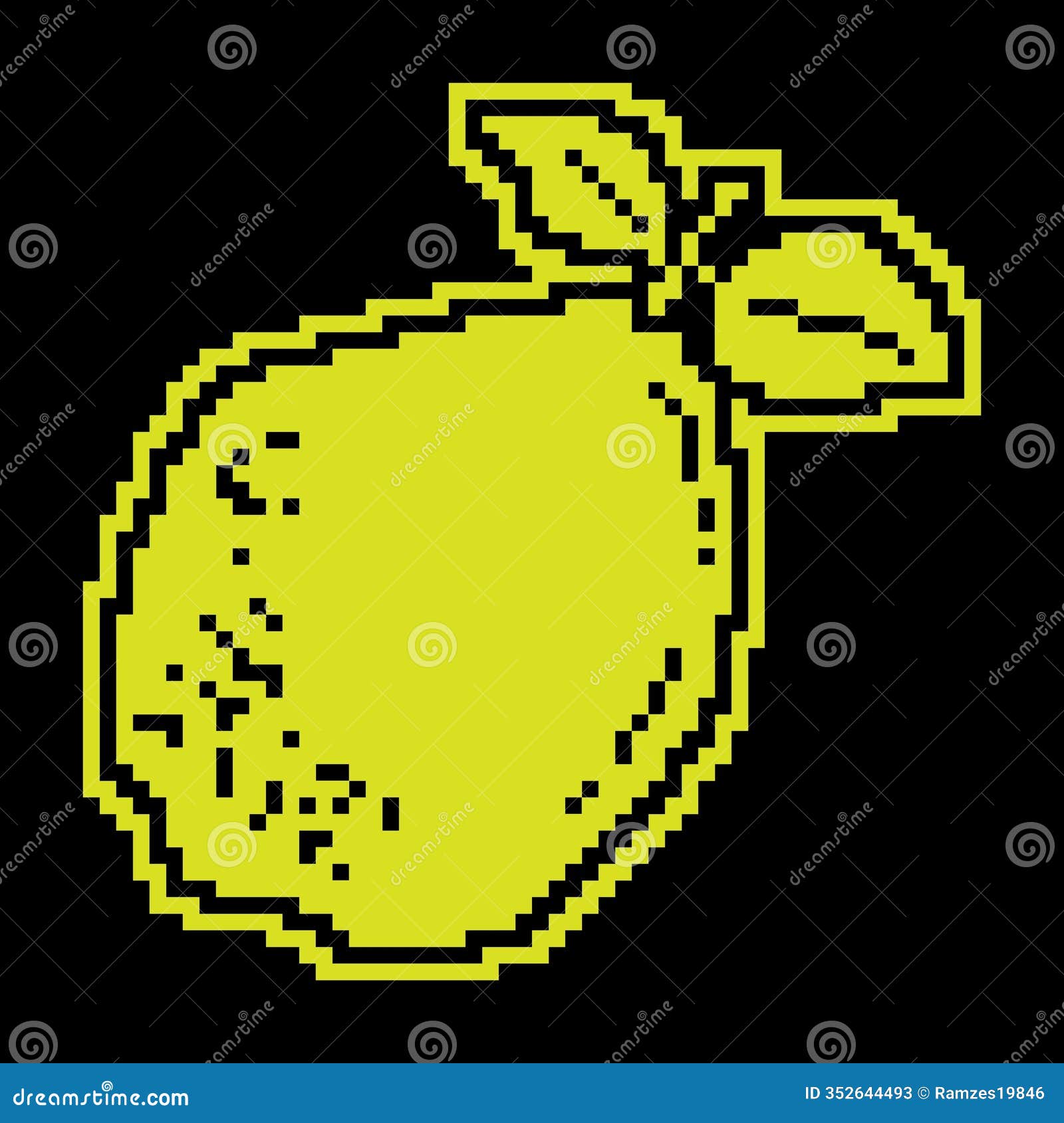 Pixel Silhouette Icon. Sports Whistle Of Referee Of Football Sport ...