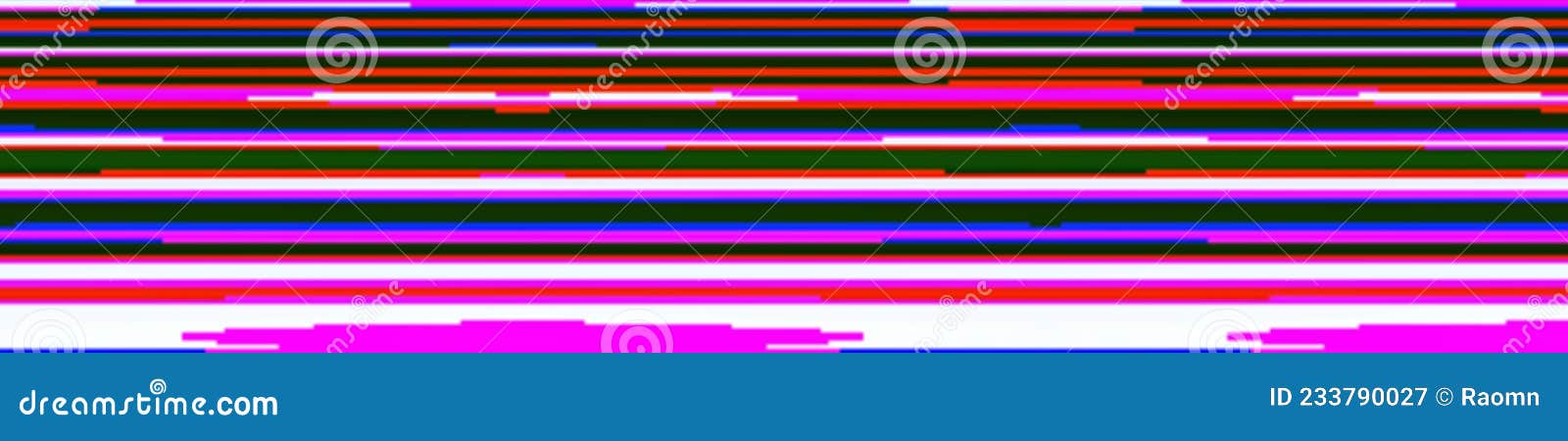 Pixel Simple Colorful Wide Header Design Stock Illustration ...