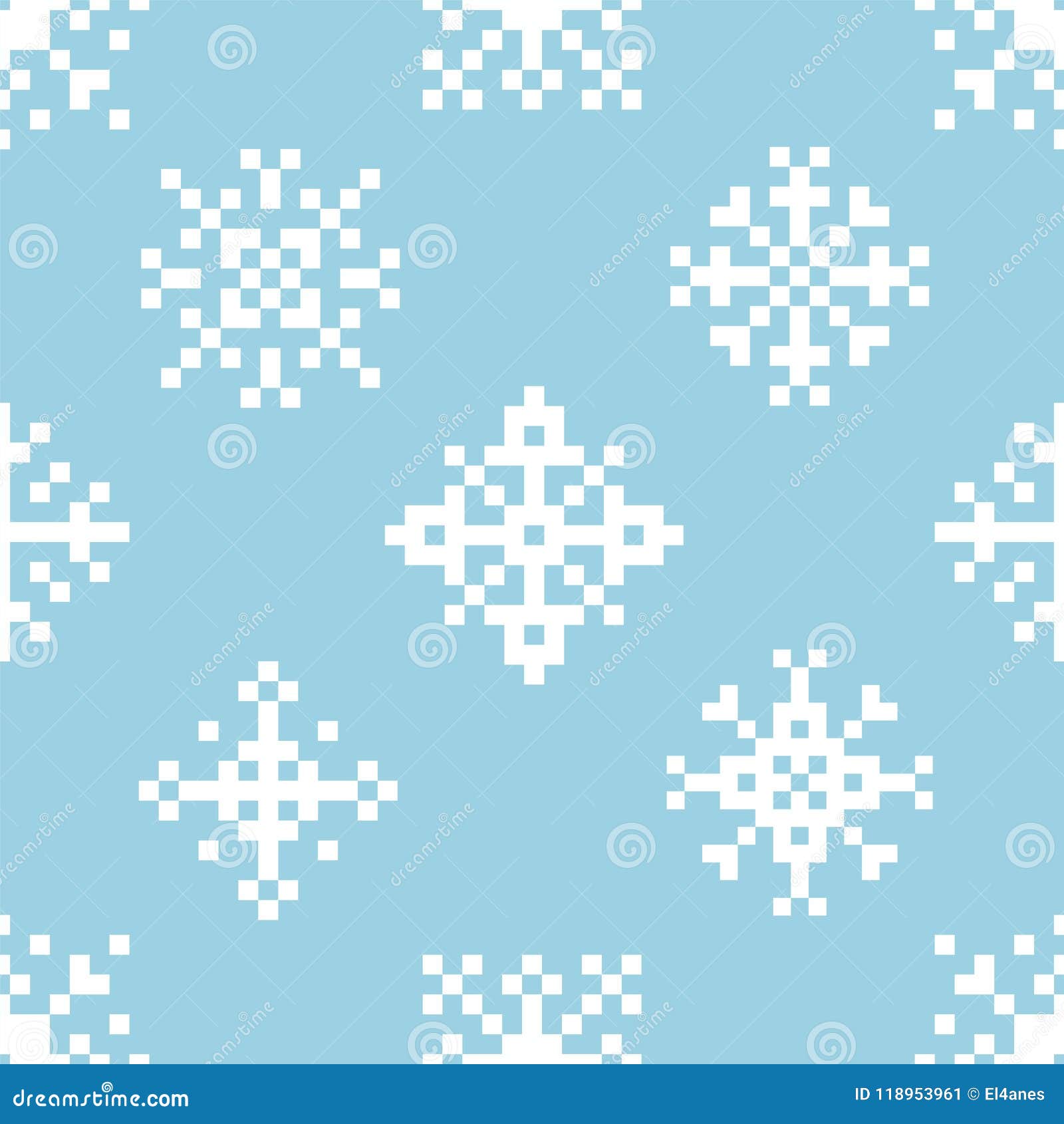 Pixel snow pattern stock vector. Illustration of button - 118953961