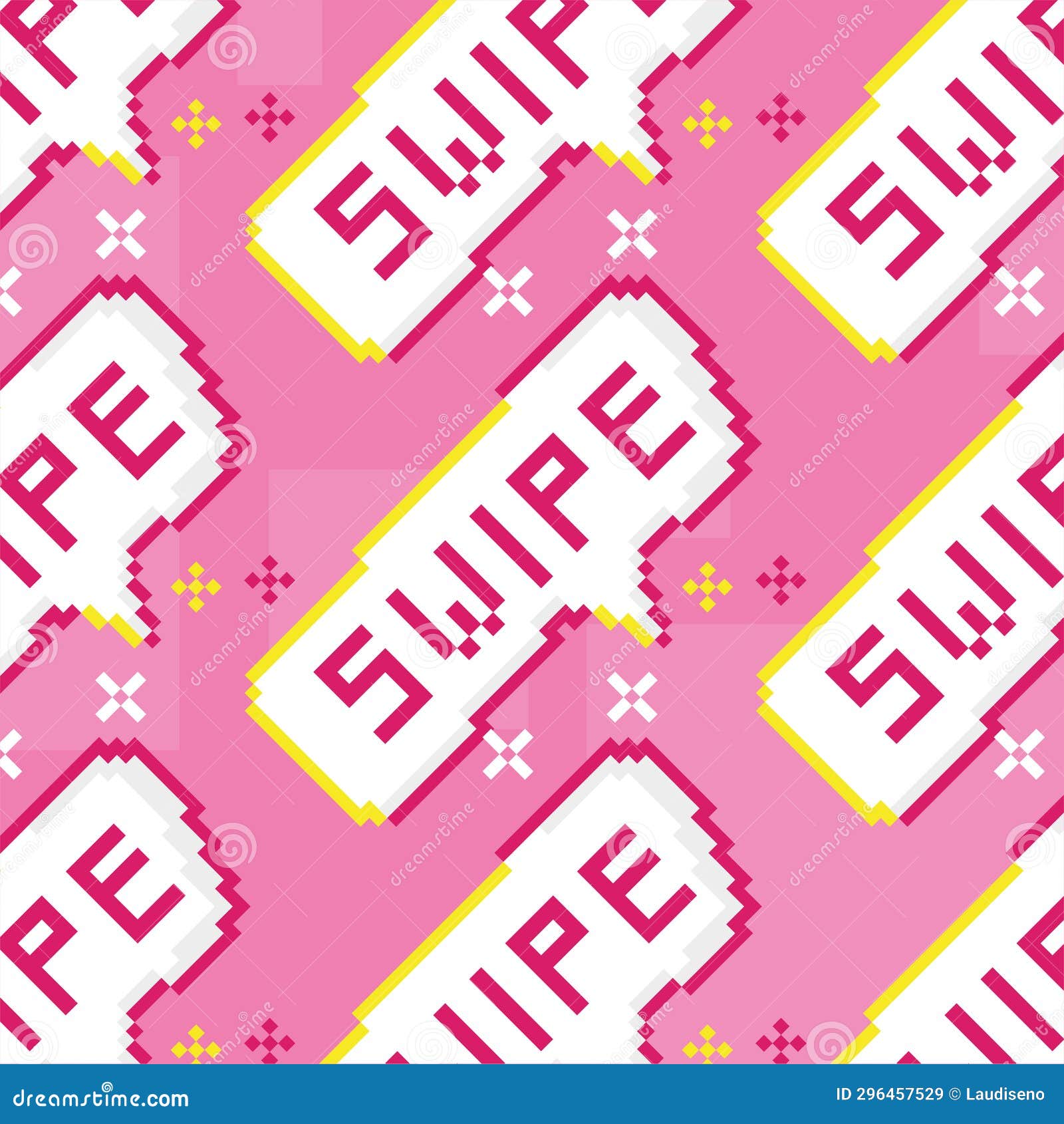 Pixel Speech Bubbles Cartoon Expression Pattern Background Vector Stock ...