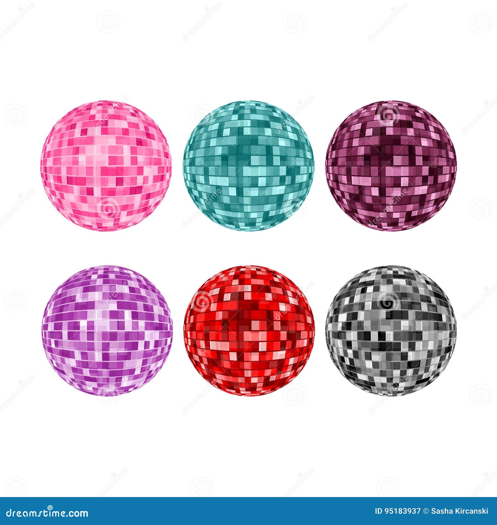 Pixel spheres illustration stock vector. Illustration of creative ...