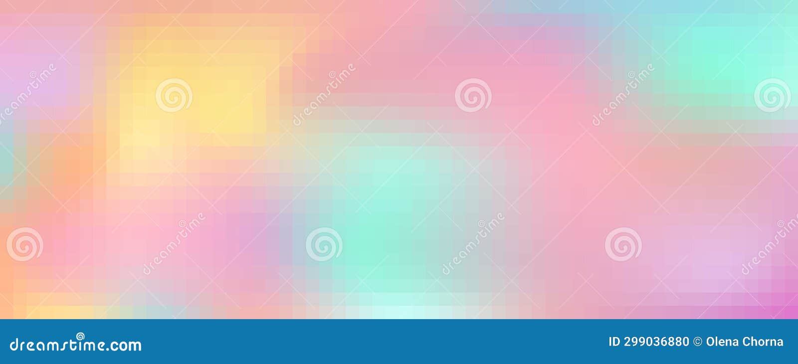 Pixel Square Rainbow Pattern. Abstract Gradient Mosaic Background ...