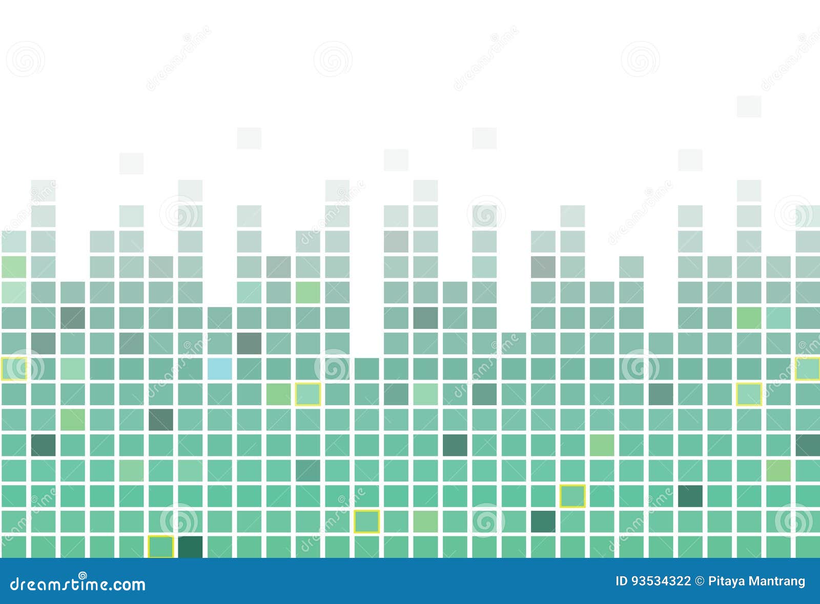 Pixel Square Tiles, Mosaic Abstract Background. Stock Illustration ...