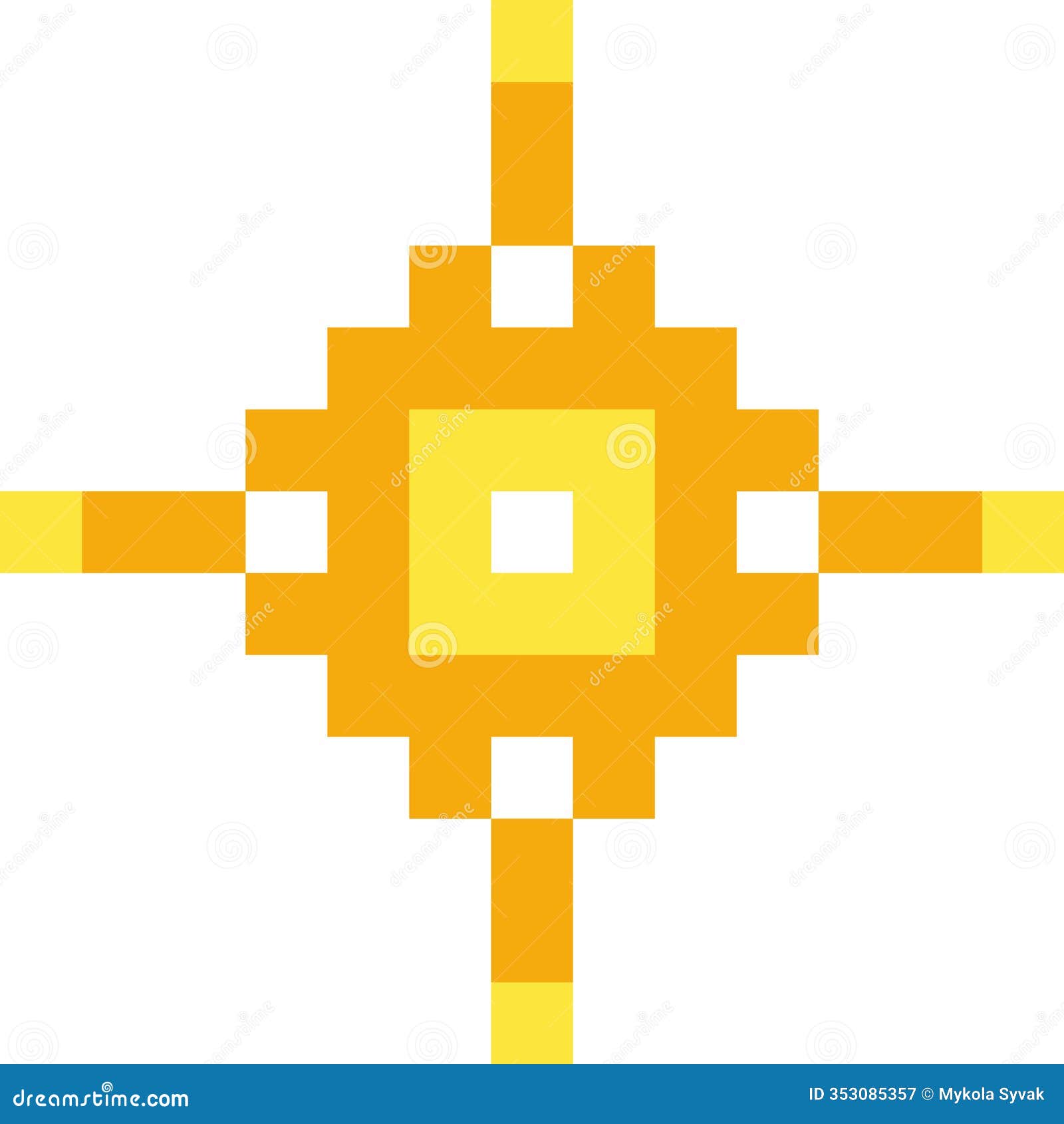 Pixel Star Sparkle Twinkle stock illustration. Illustration of 8bit ...