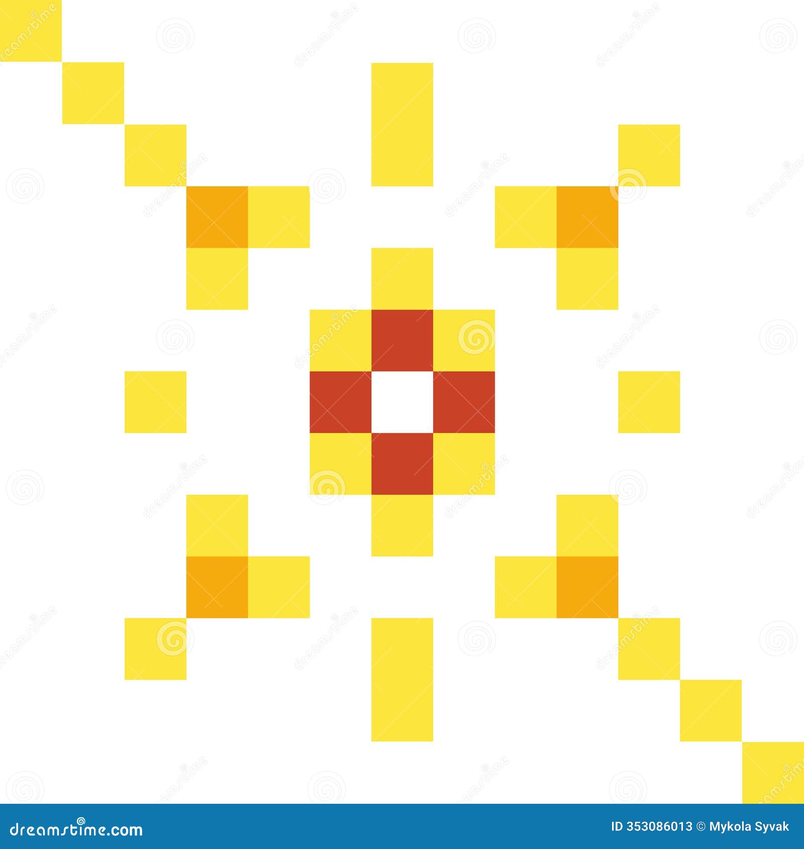 Pixel Star Sparkle Twinkle stock illustration. Illustration of abstract ...