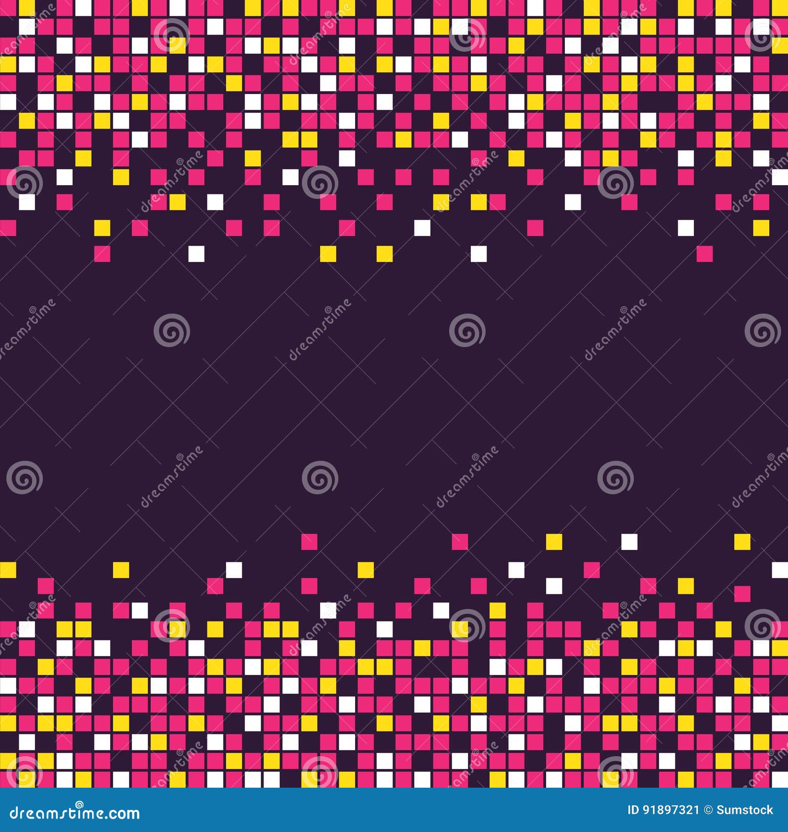 Pixel Style Square Shapes Background Stock Vector - Illustration of ...