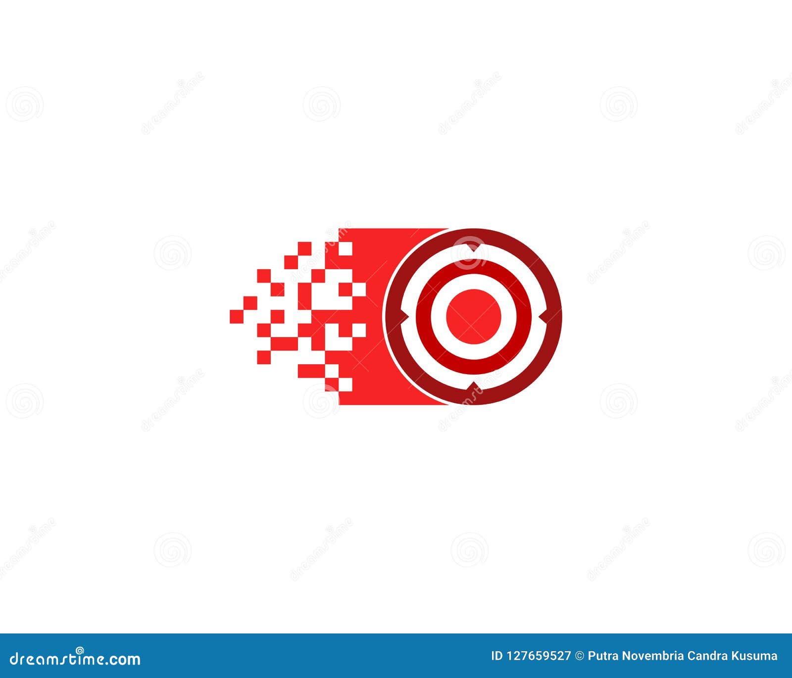 Pixel Target Logo Icon Design Stock Vector - Illustration of branding ...