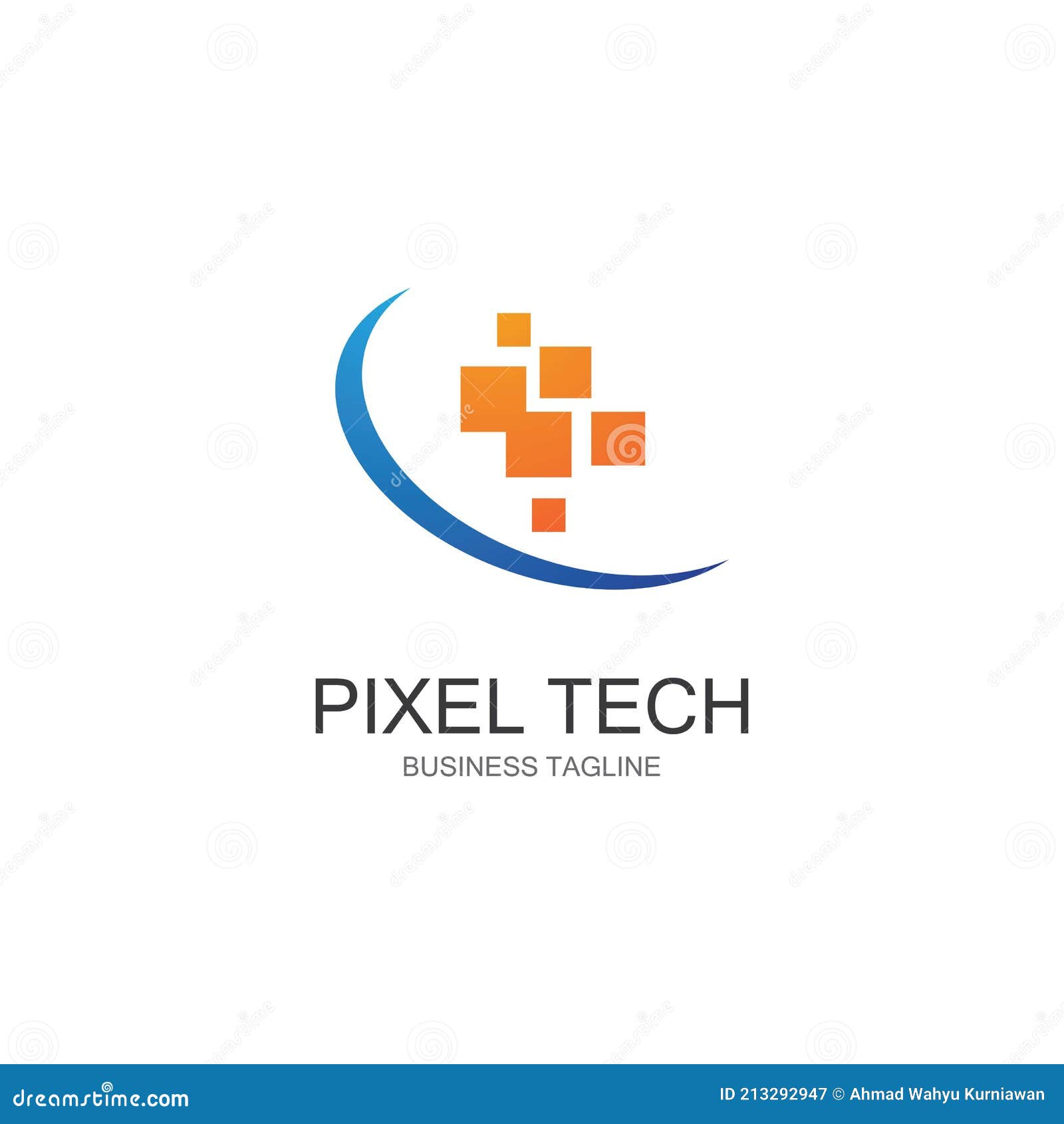 Pixel technology stock vector. Illustration of modern - 213292947