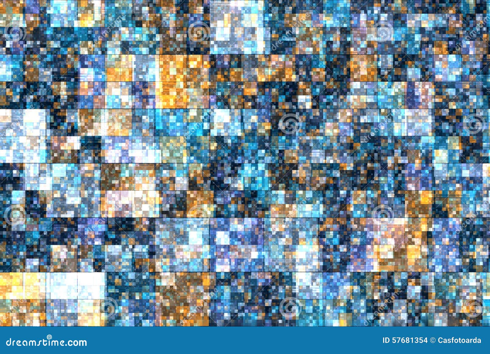 Pixel Tiled Abstract Background Stock Illustration - Illustration of ...