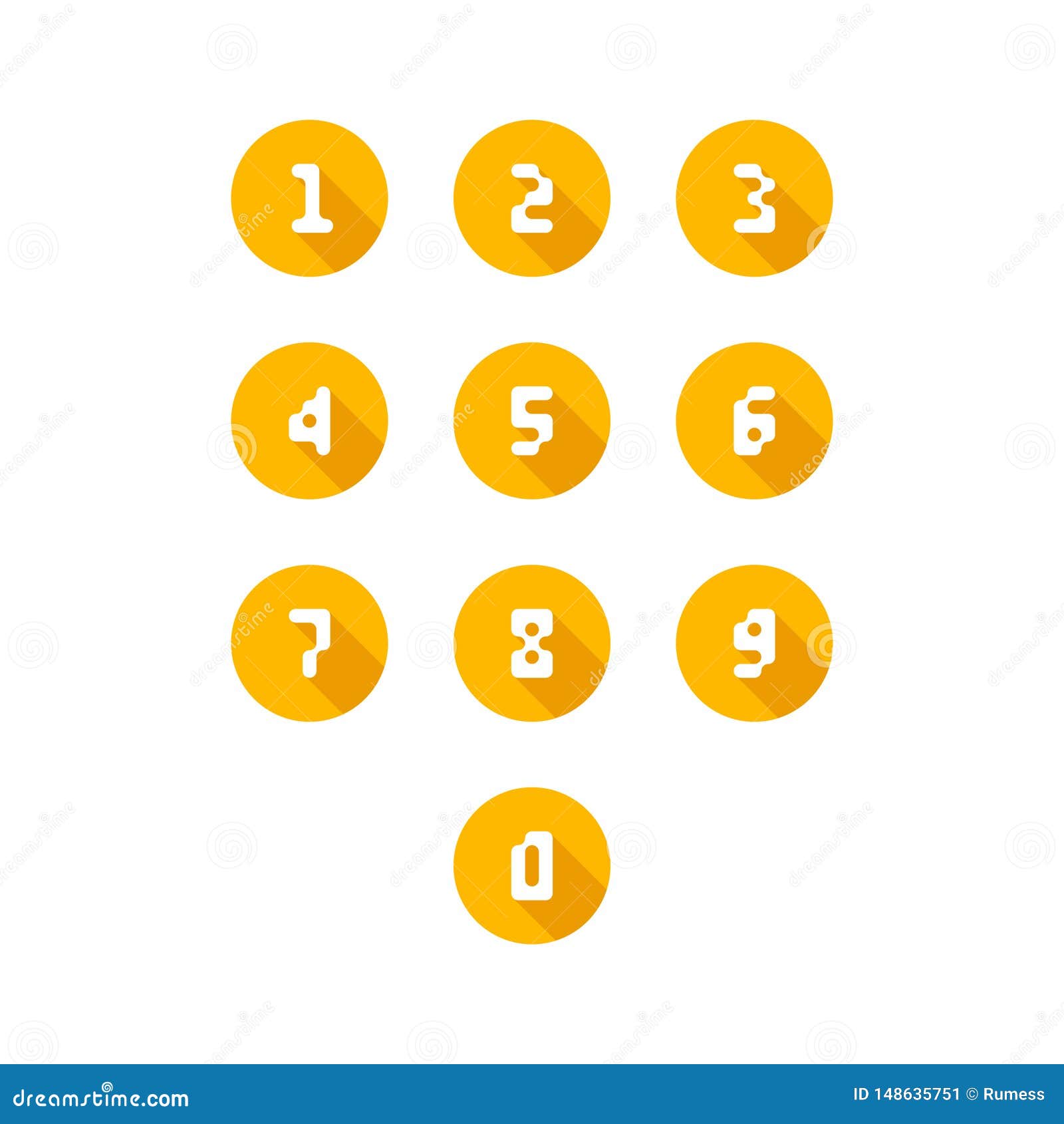 Pixel Numbers And Mathematical Signs With Anaglyph 3d Effect Vector ...