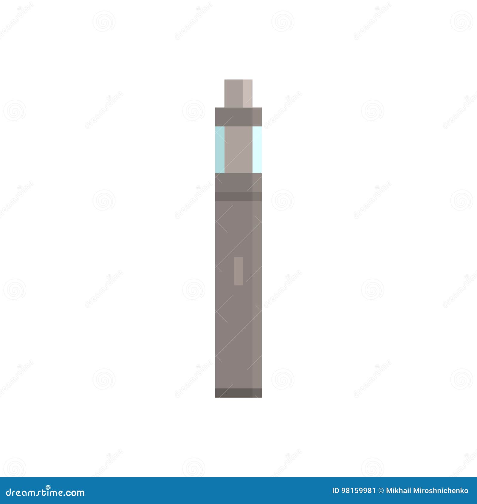 Pixel Vaporizer stock vector. Illustration of vapor, symbol - 98159981