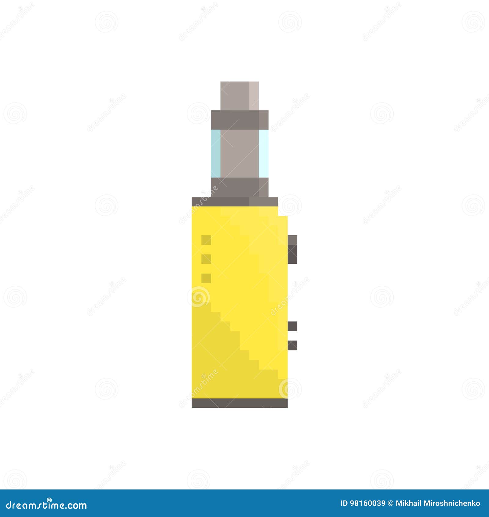 Pixel Vaporizer stock illustration. Illustration of games - 98160039