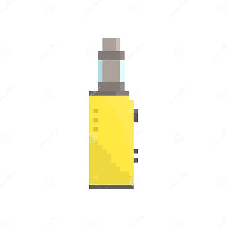 Pixel Vaporizer stock illustration. Illustration of games - 98160039