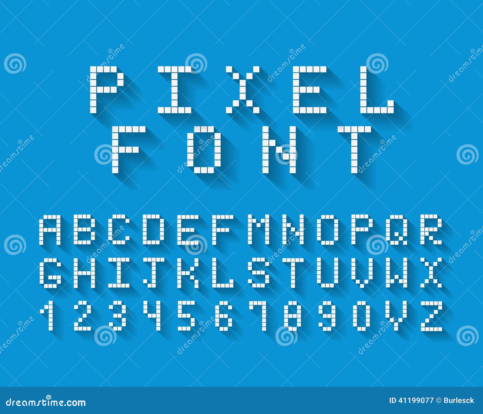 Pixel Vector Font Design, Super Hero Style Alphabet. | CartoonDealer ...