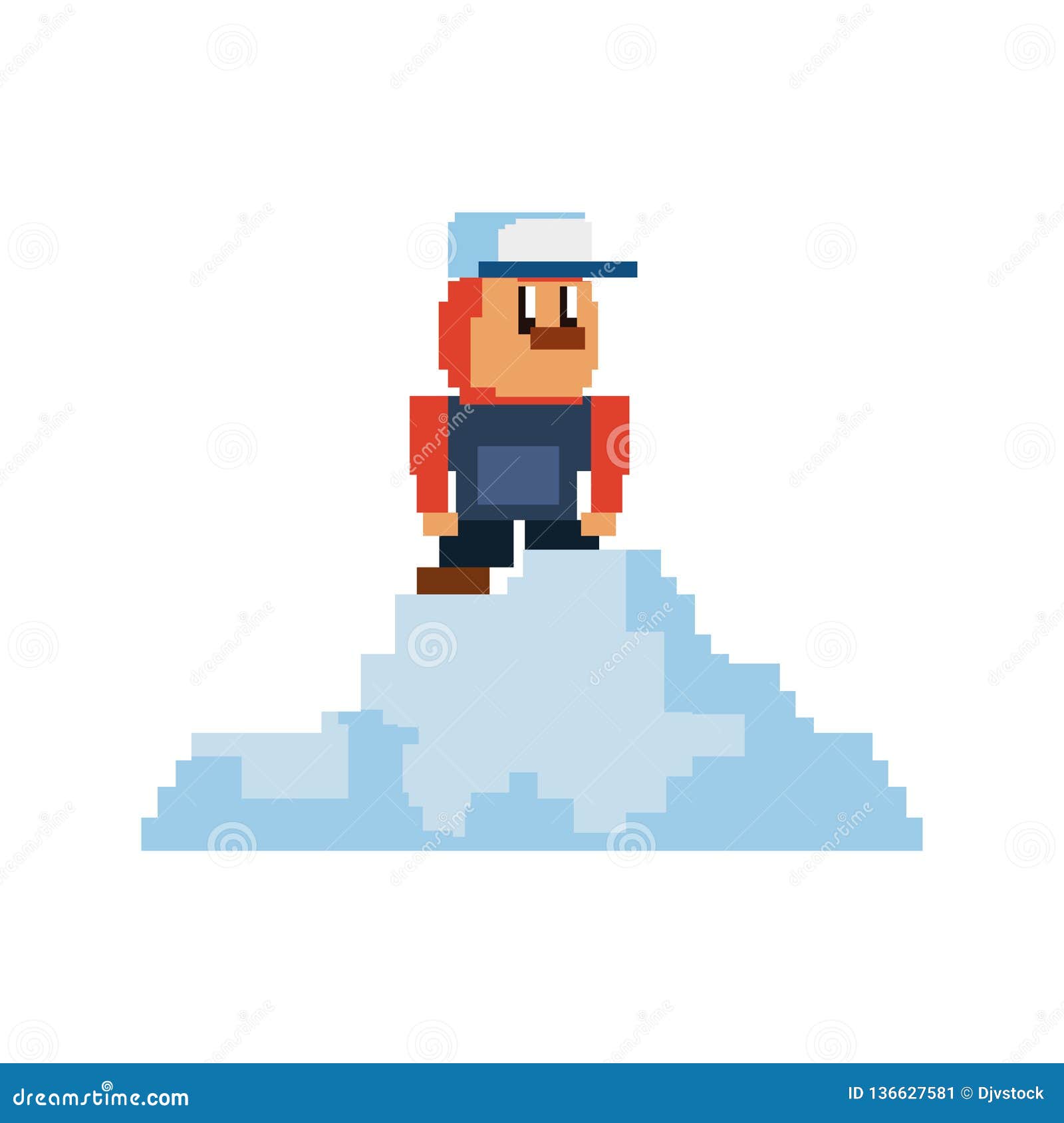 Pixel video game stock vector. Illustration of game - 136627581