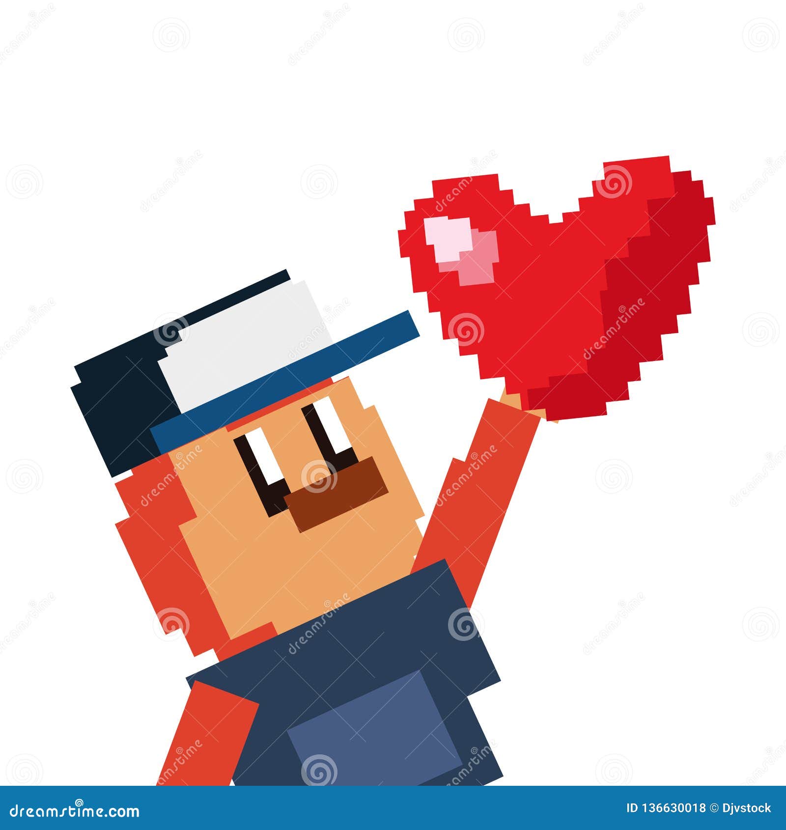 Pixel video game stock vector. Illustration of scenery - 136630018