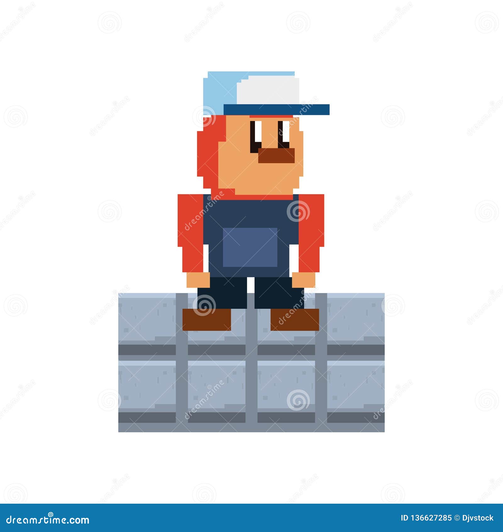 Pixel video game stock vector. Illustration of vector - 136627285