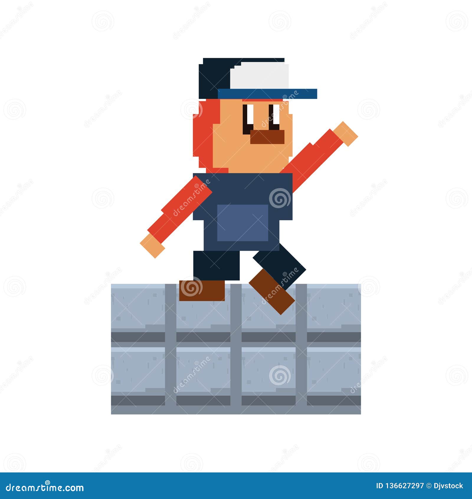 Pixel video game stock vector. Illustration of symbol - 136627297