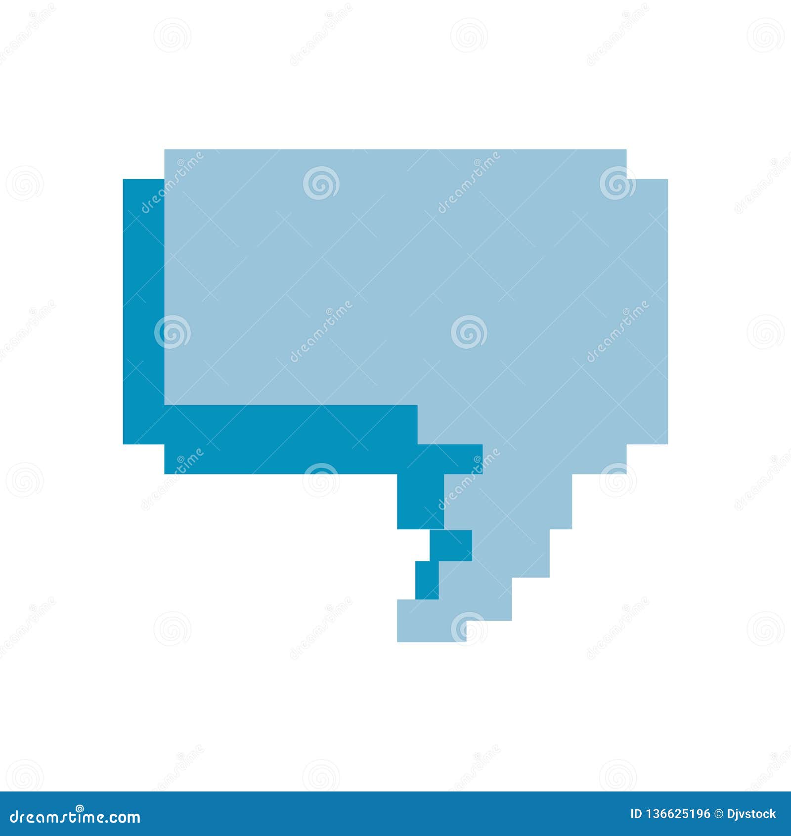 Pixel Video Game Speech Bubble Stock Vector - Illustration of simple ...