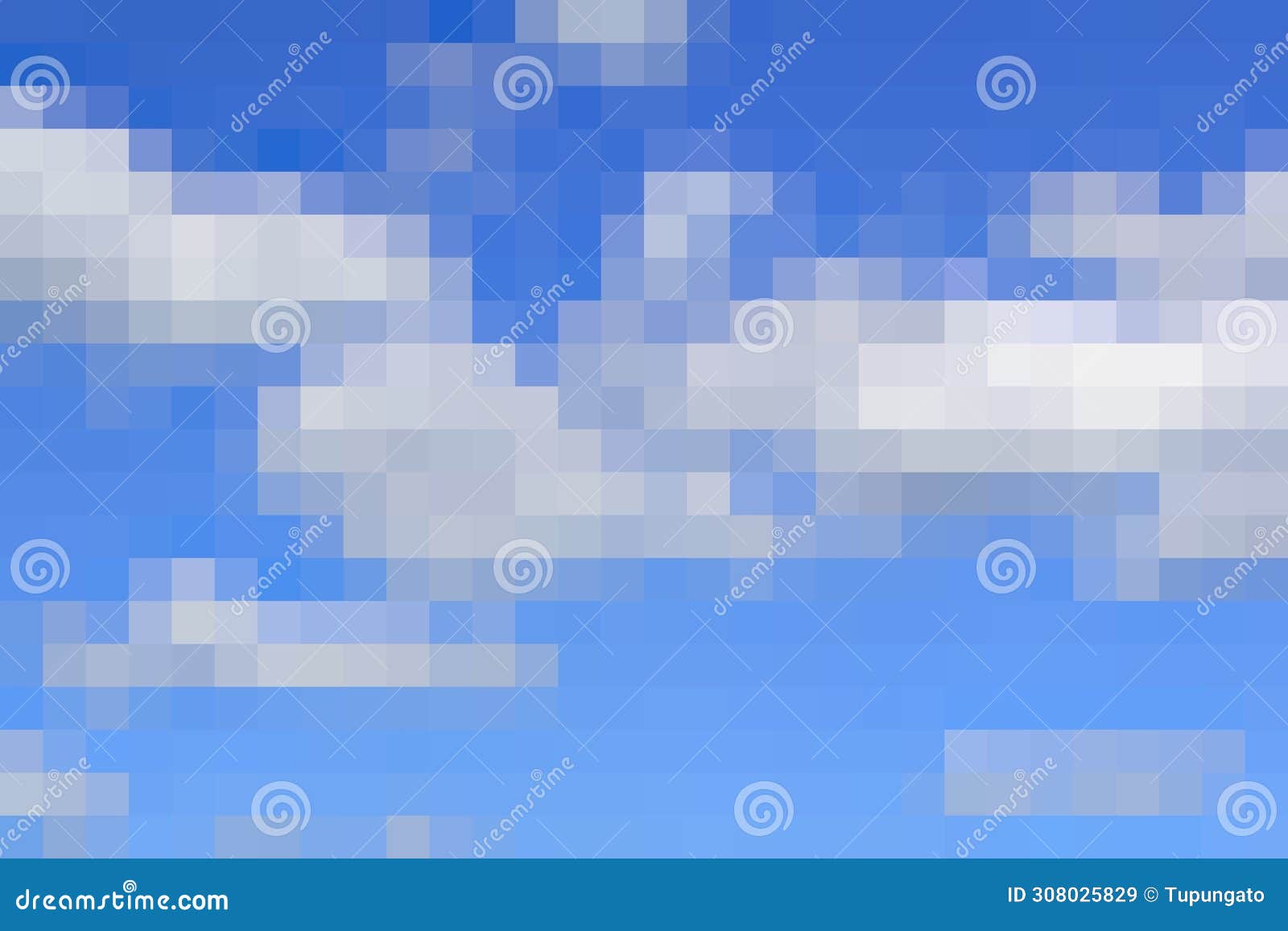 Pixel Video Game Style Blue Sky Texture Stock Illustration ...