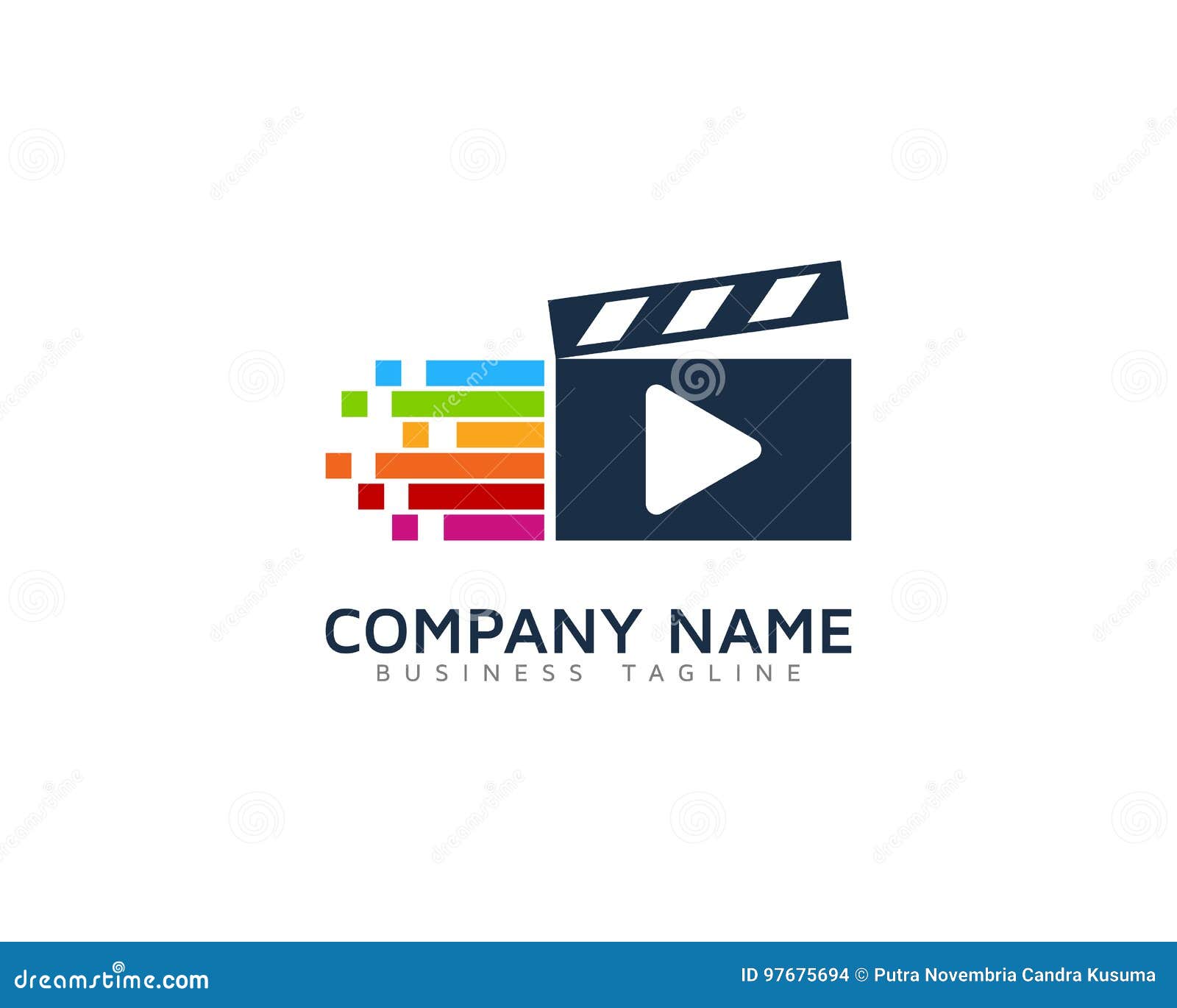 Pixel Video Icon Logo Design Element Stock Vector - Illustration of ...