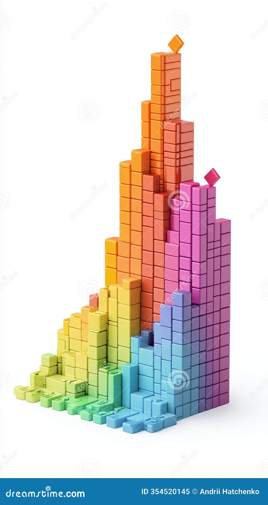 Pixel Visualization of Diversification Strategy in a Stacked Bar Chart ...