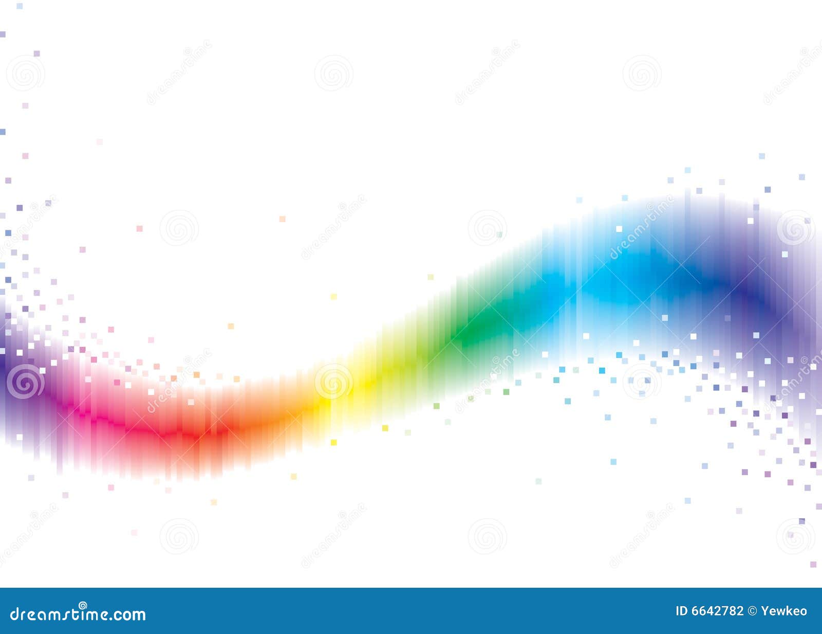 Pixel Wave stock vector. Illustration of color, grid, copy - 6642782