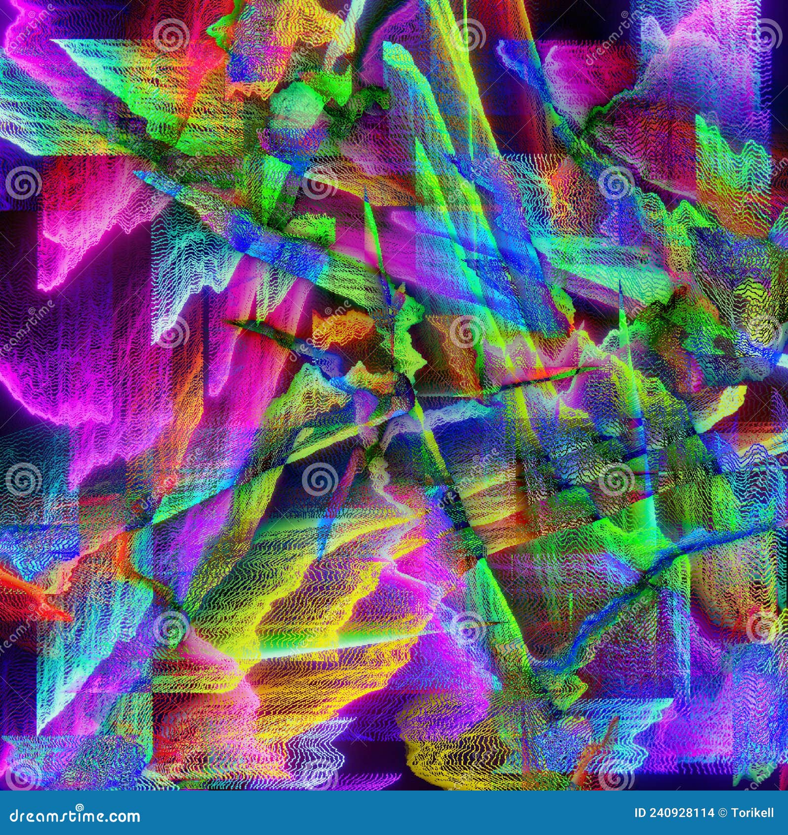 Pixel Waves Facing Different Directions. 8-bit Inspired. Stock ...