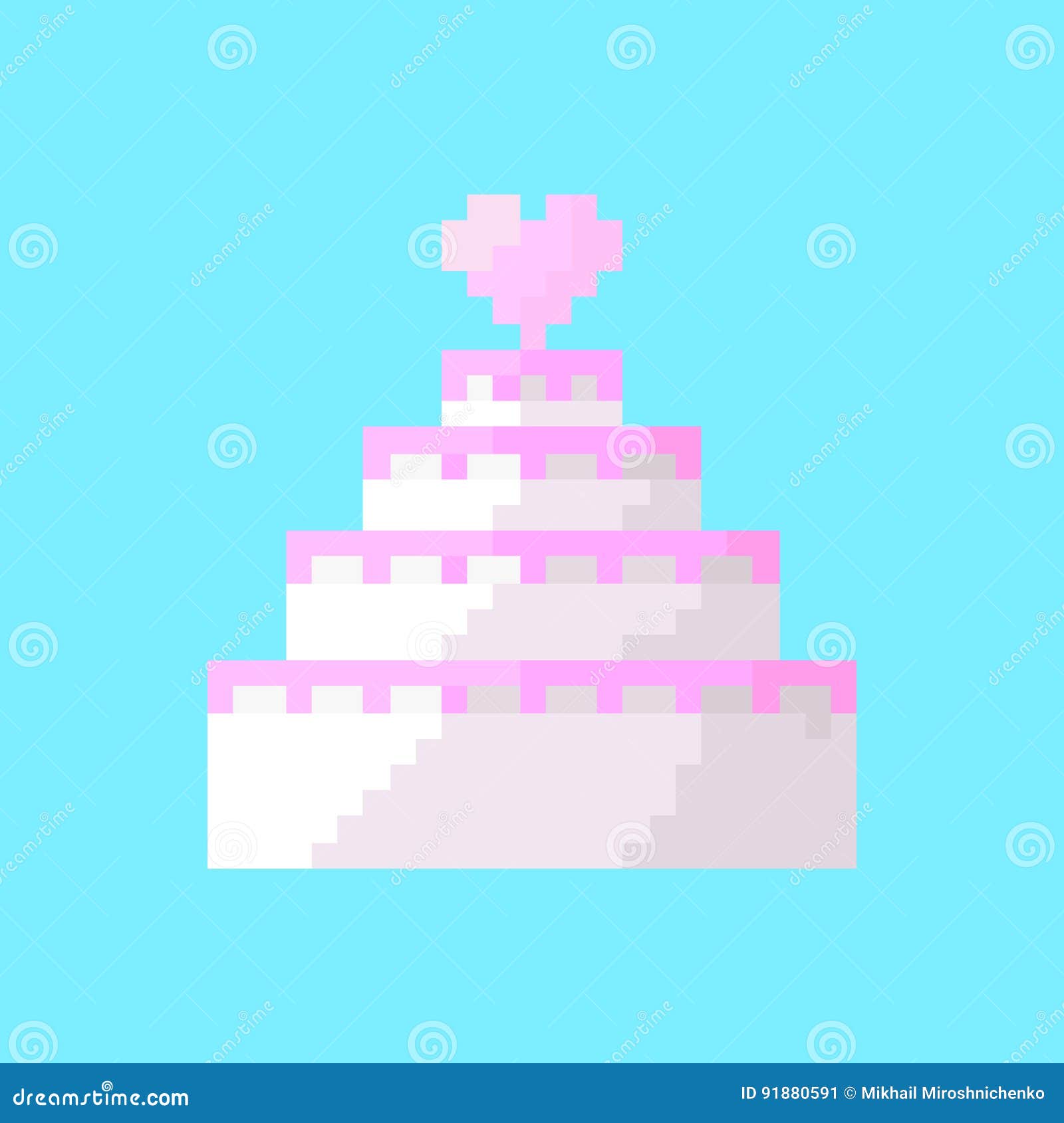 Pixel Wedding Royalty-Free Stock Photography | CartoonDealer.com #69285563