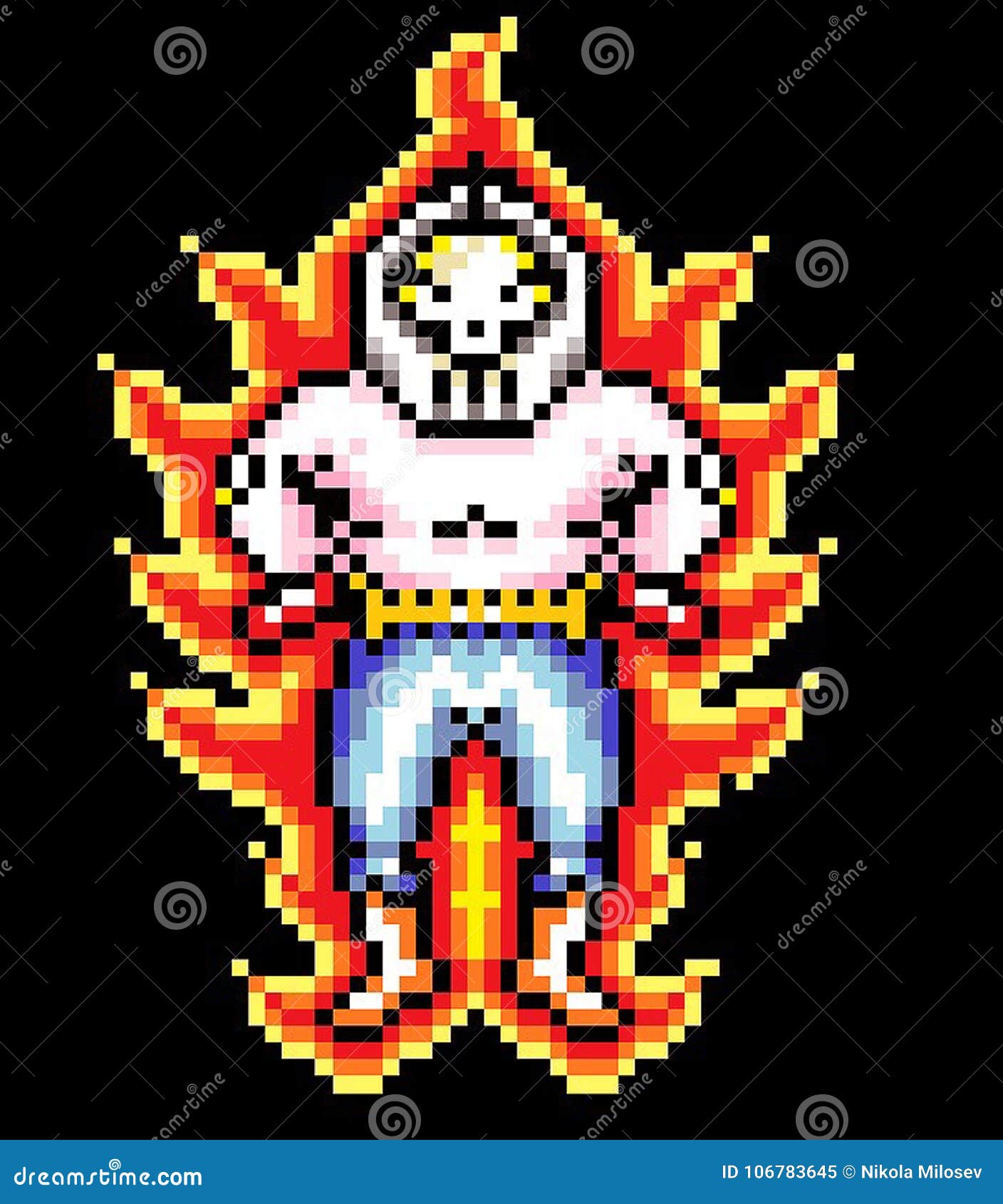 Pixel Man Wrestler: Voxel Art With Hyper-realistic Details Stock ...