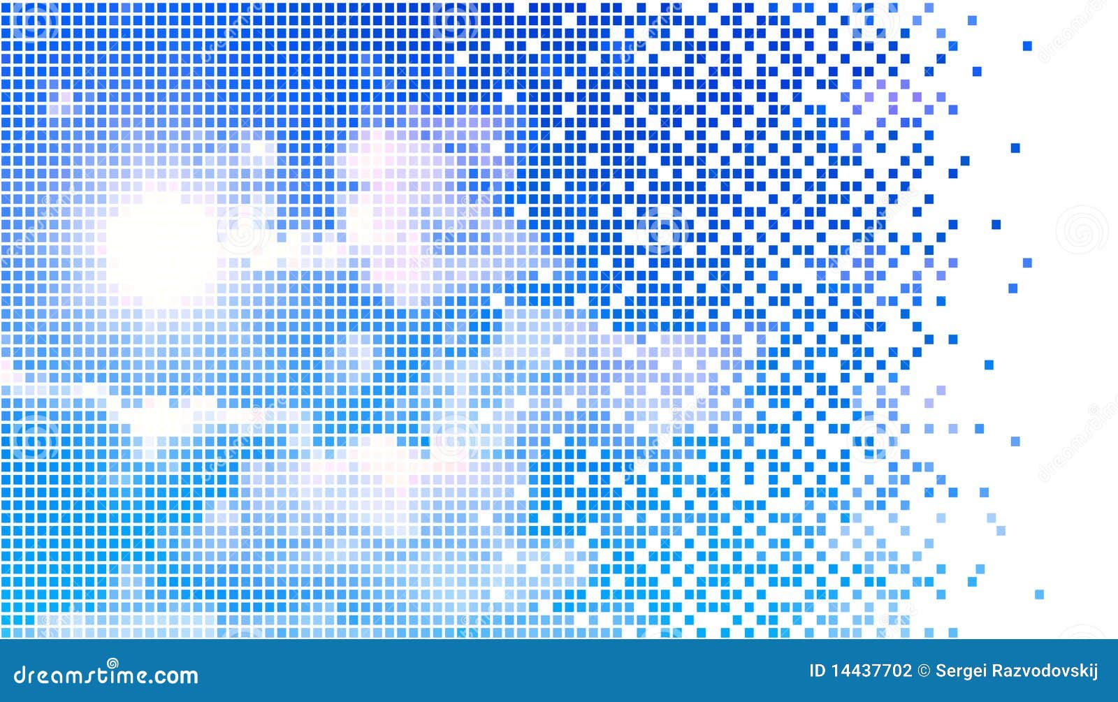 Pixelate sunny blue sky stock vector. Illustration of mottled - 14437702