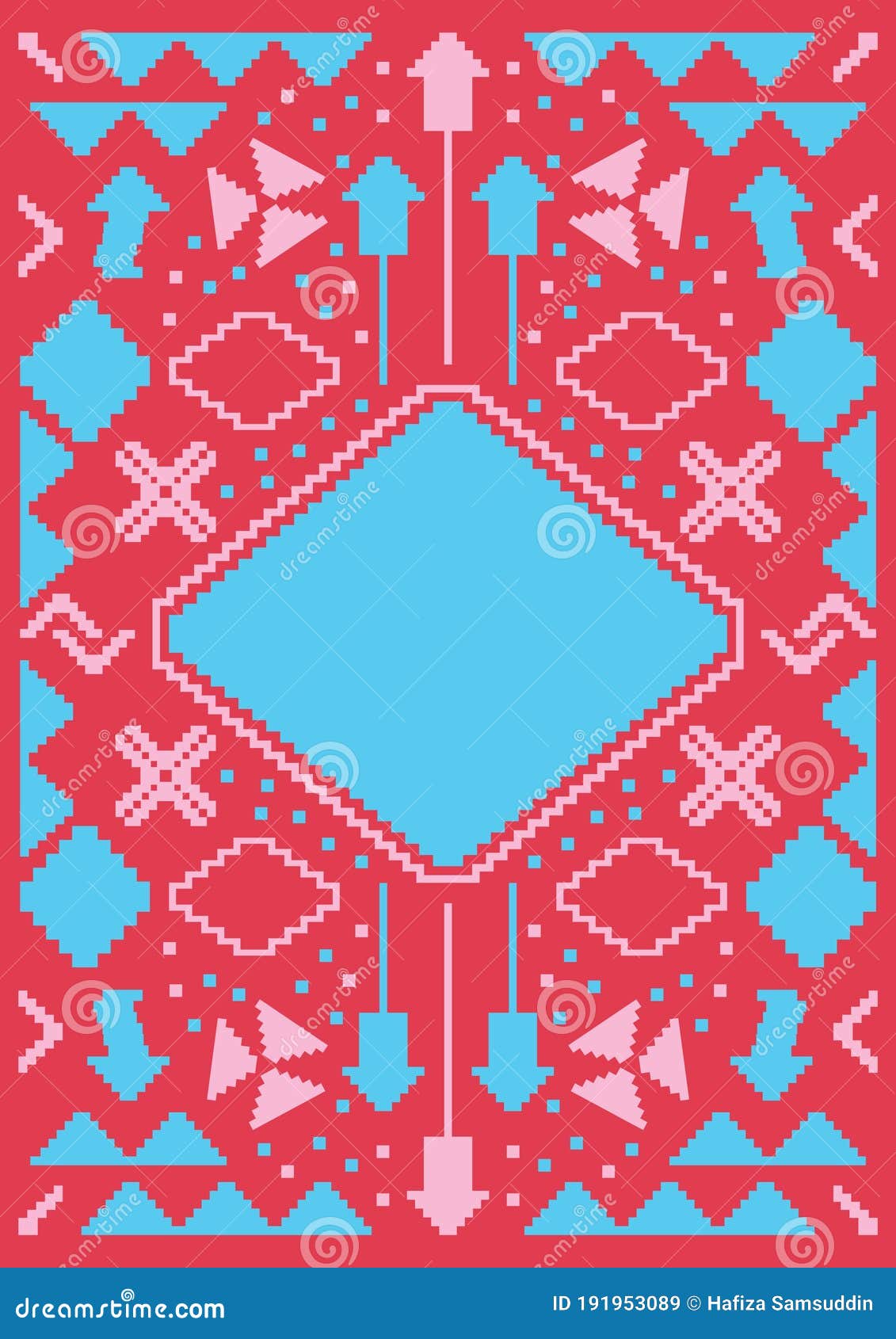Pixelated Background Design. Vector Illustration Decorative Design ...