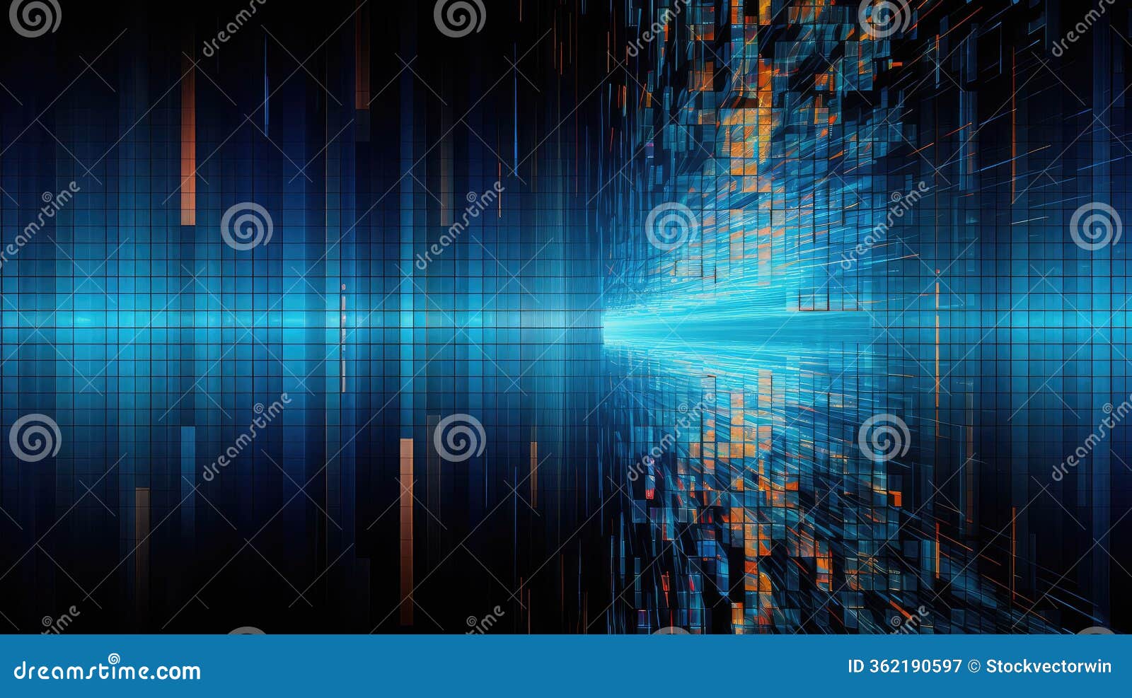Pixelated Backgrounds Abstract Technology Stock Illustration ...