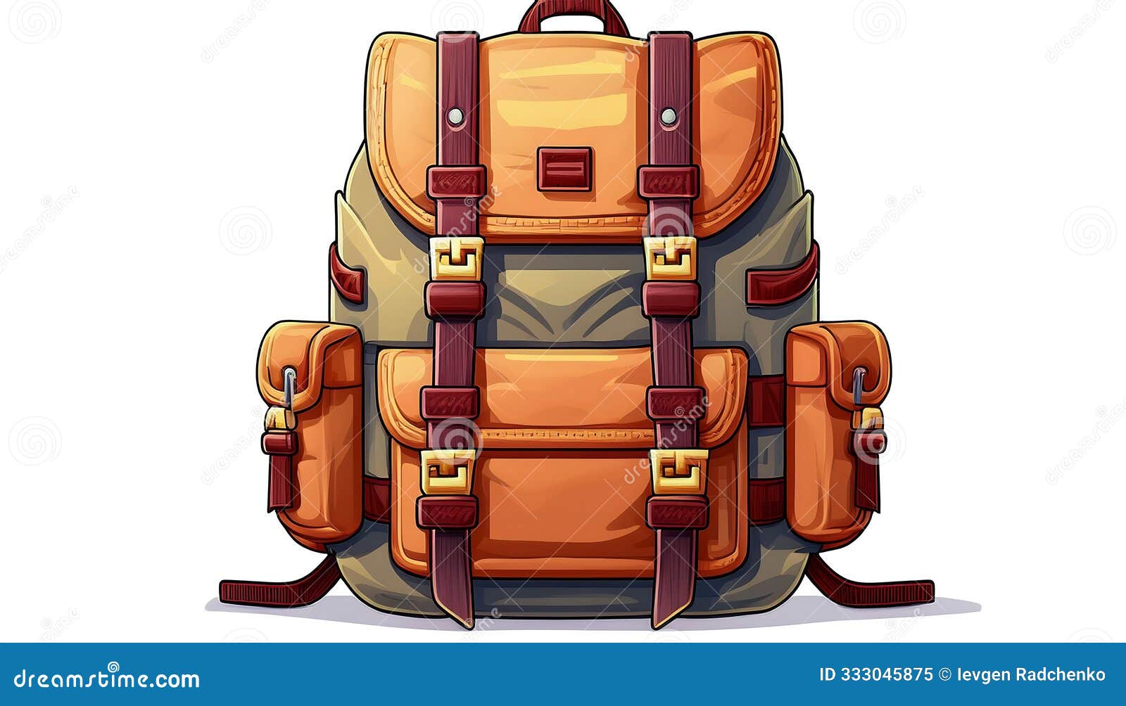 Pixelated Backpack Sprite - 16-bit Pixel Art Sprite of a Camping ...