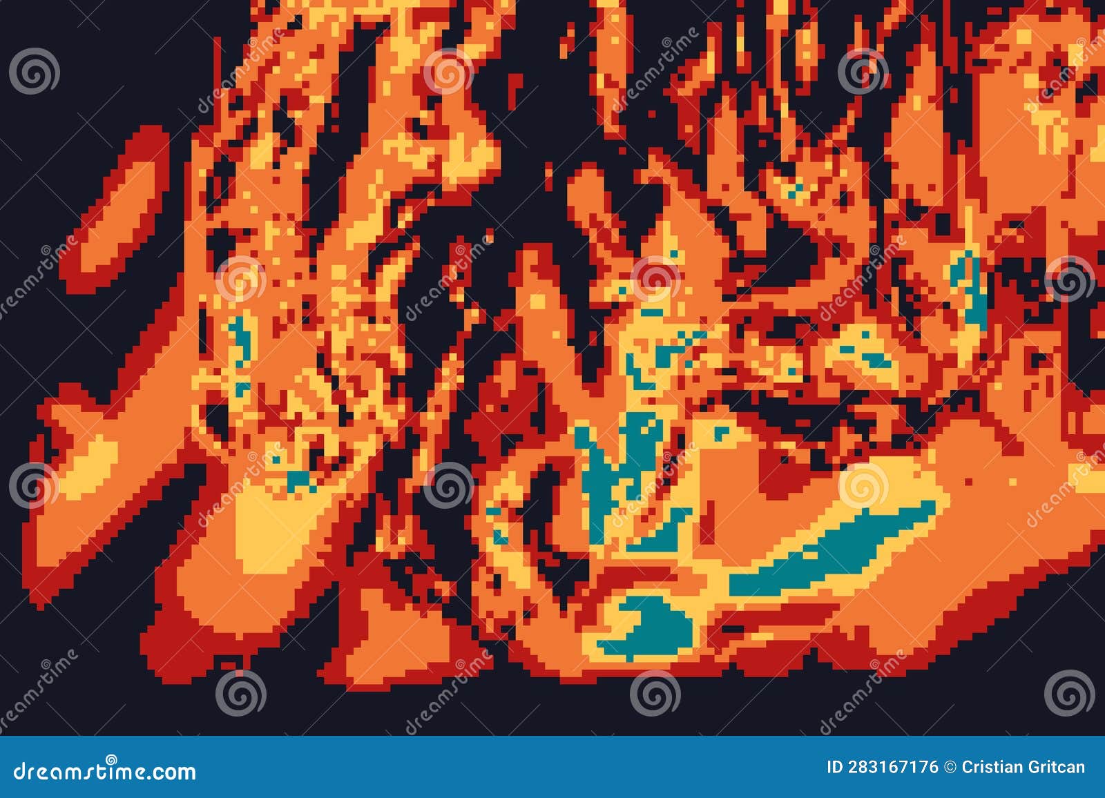 Pixelated 8 Bit Square Abstract Background High Resolution JPG Image ...