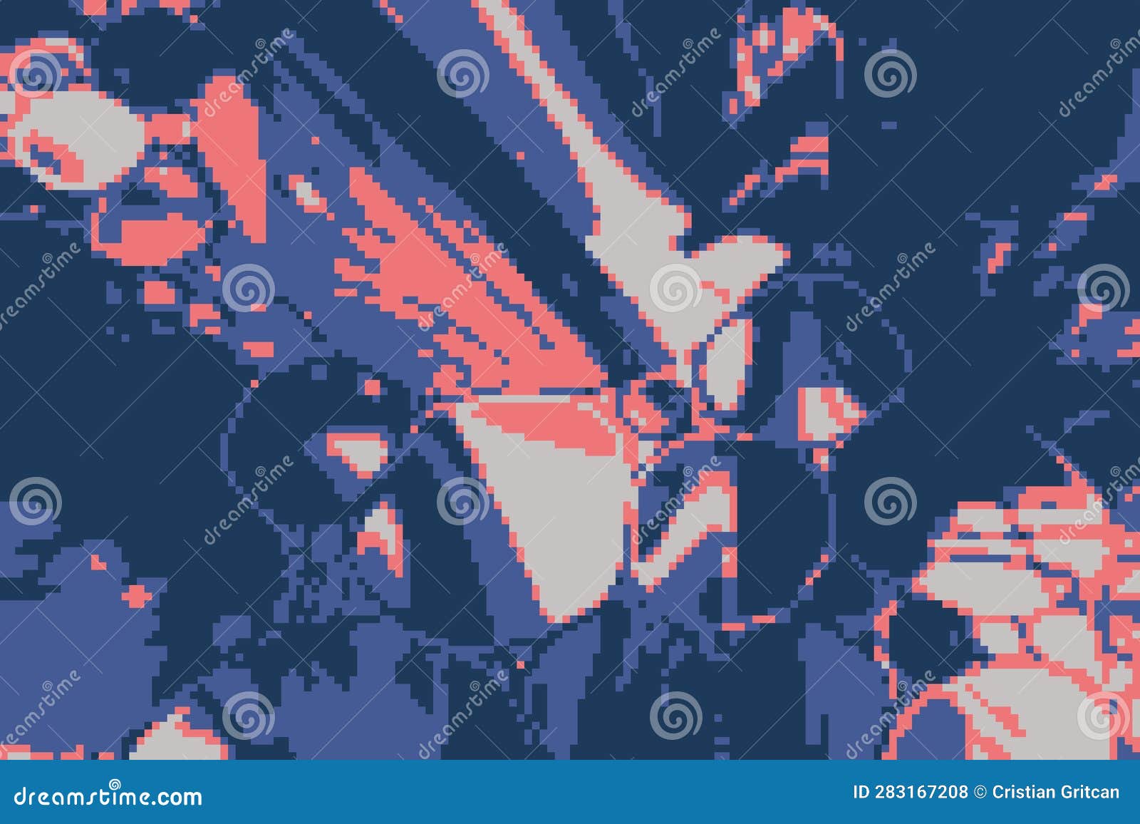 Pixelated 8 Bit Square Abstract Background High Resolution JPG Image ...