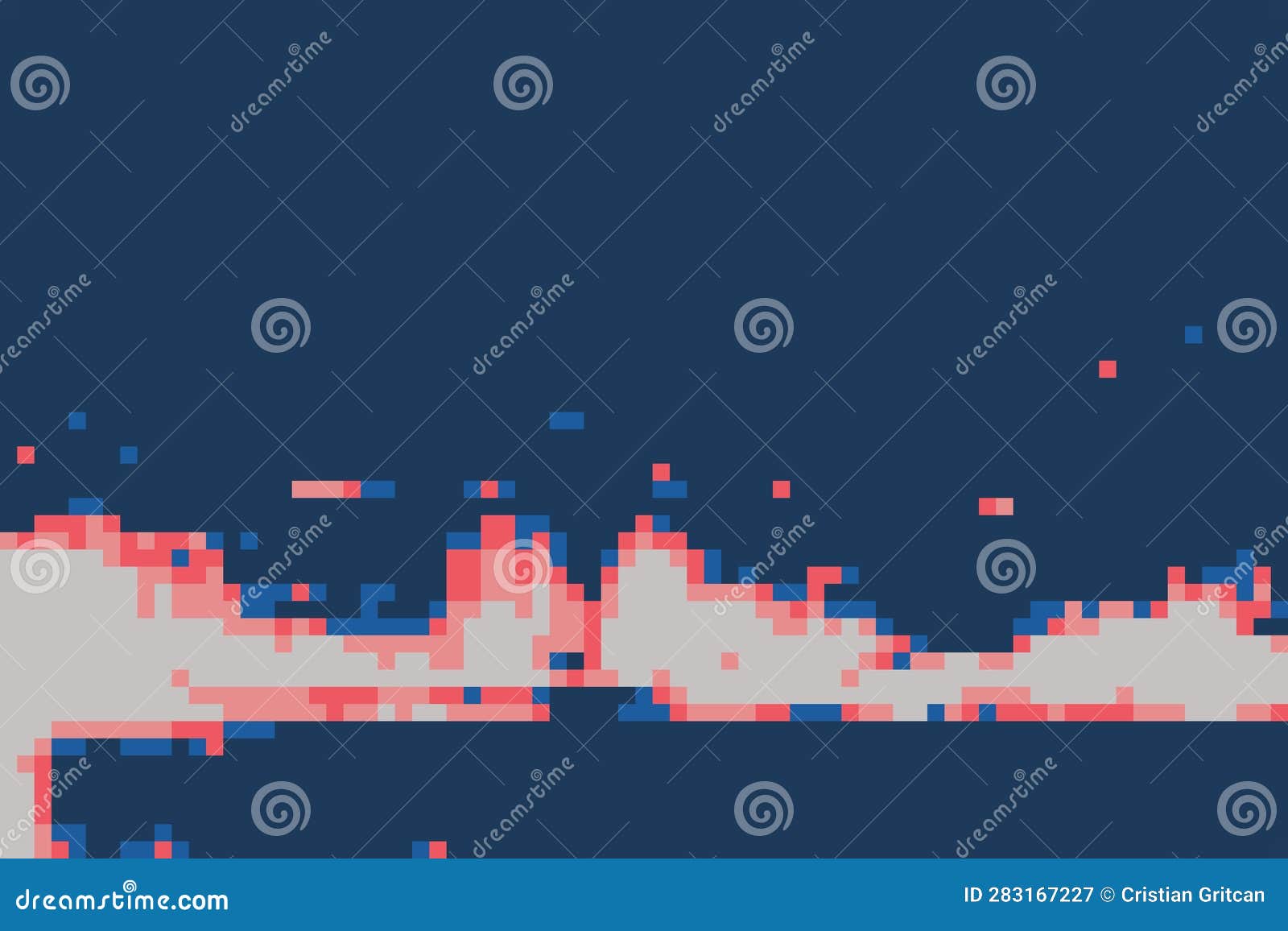 Pixelated 8 Bit Square Abstract Background High Resolution JPG Image ...