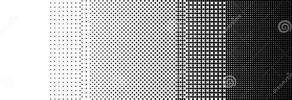Pixelated Bitmap Gradient Texture. Black and White Dither Pattern ...