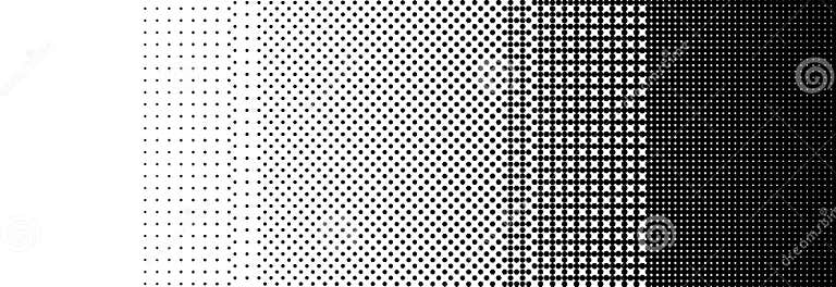 Pixelated Bitmap Gradient Texture. Black and White Dither Pattern ...