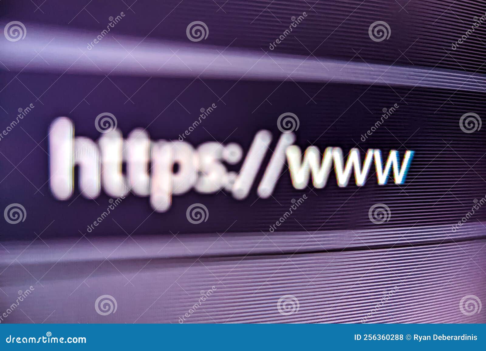 Pixelated Closeup View of Internet Web Browser Search Input with Focus ...