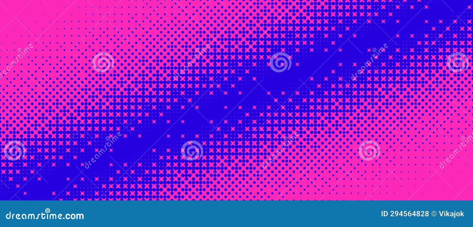 Pixelated Corner Gradient Texture. Blue and Pink Dither Diagonal ...