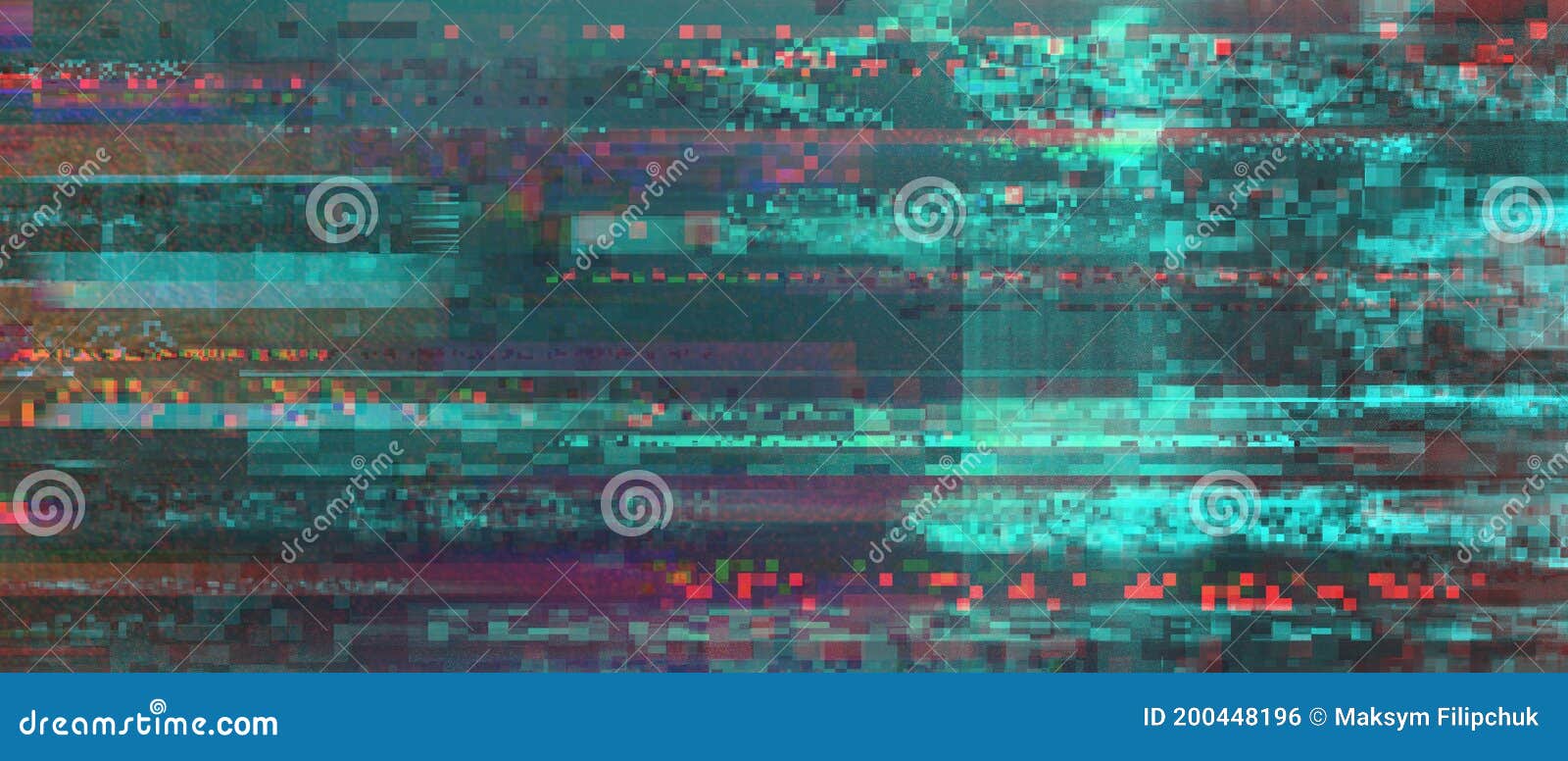 Pixelated Digital Noise Texture Stock Illustration - Illustration of ...