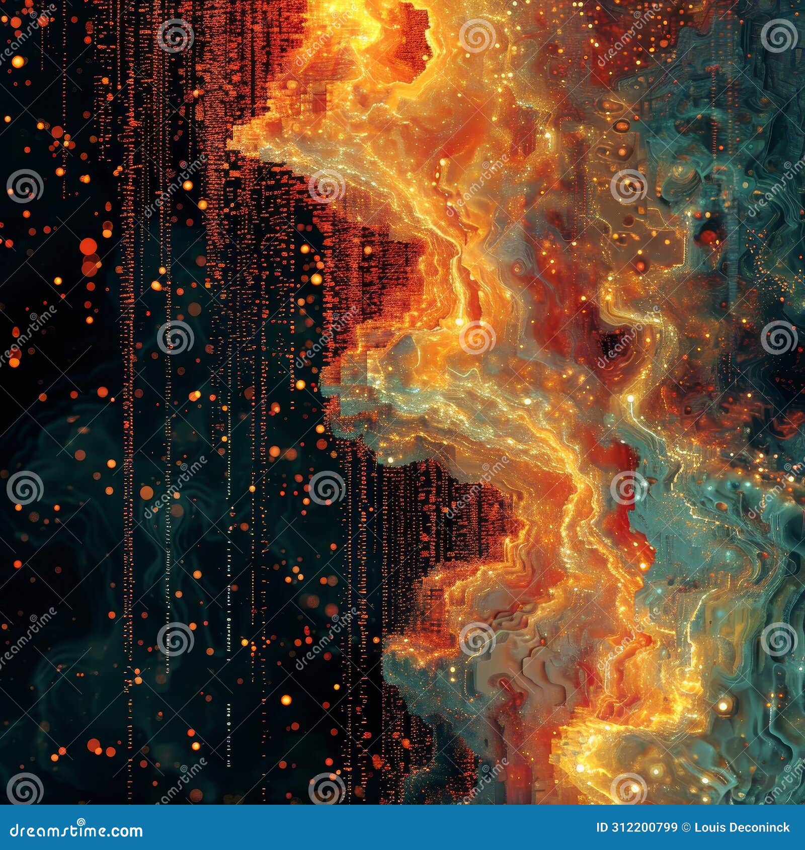 Pixelated Energy Circuits stock illustration. Illustration of intensity ...