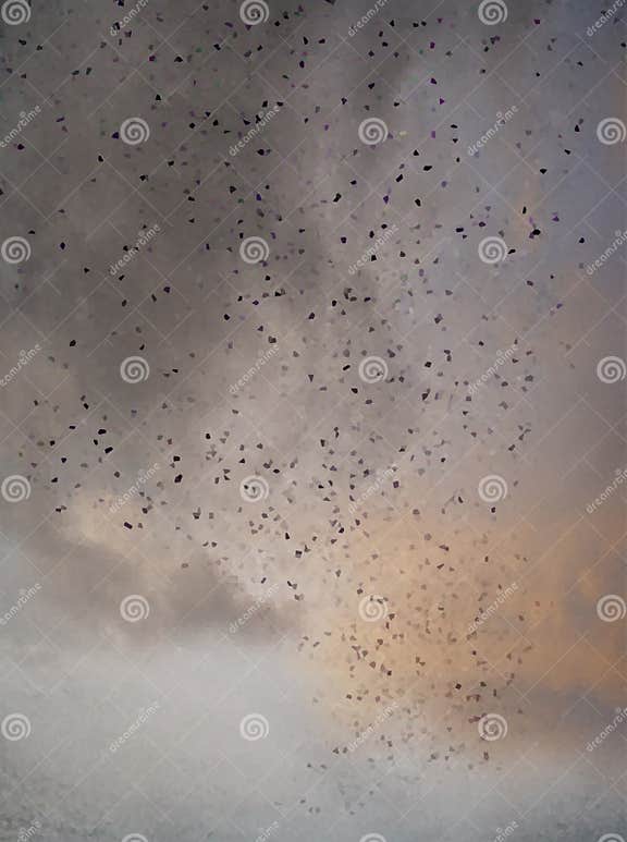 Pixelated Filter Effect Abstract Nature Sky Background Stock Photo ...