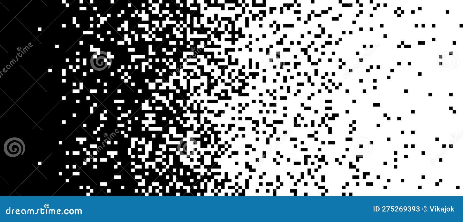 Pixelated Halftone Gradient Background. Fading Pixel Texture ...