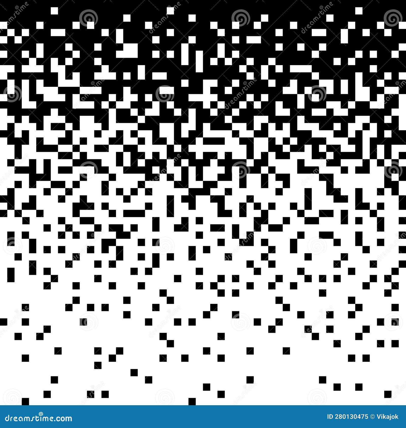 Pixelated Halftone Gradient Noise. Fading Pixel Texture. Dissolving ...