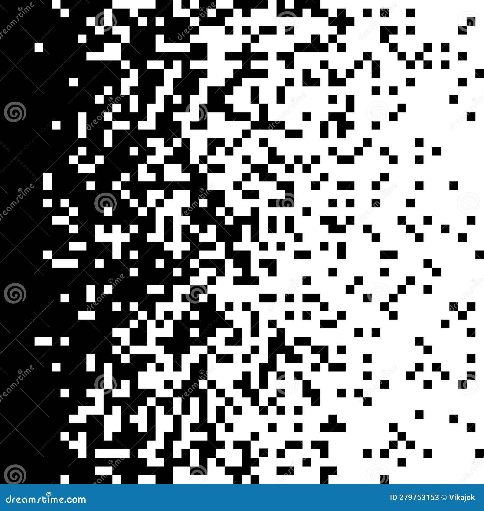 Fading Pixelated Pick Frame. Radial Rose Noise Grain Texture ...
