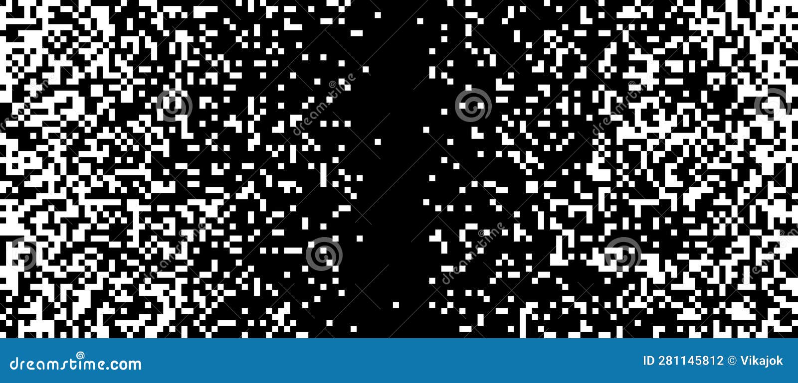 Pixelated Halftone Gradient Texture. Fading Pixel Noise Texture ...